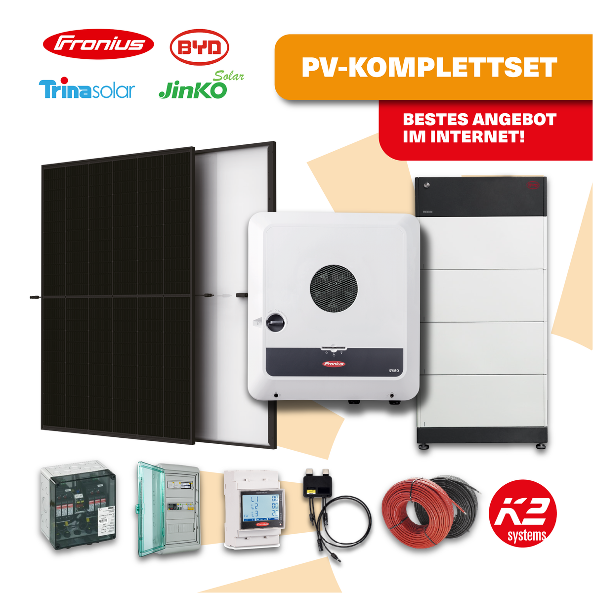 FRONIUS 5-12 kWp Photovoltaikanlage Komplettset – Solarvie